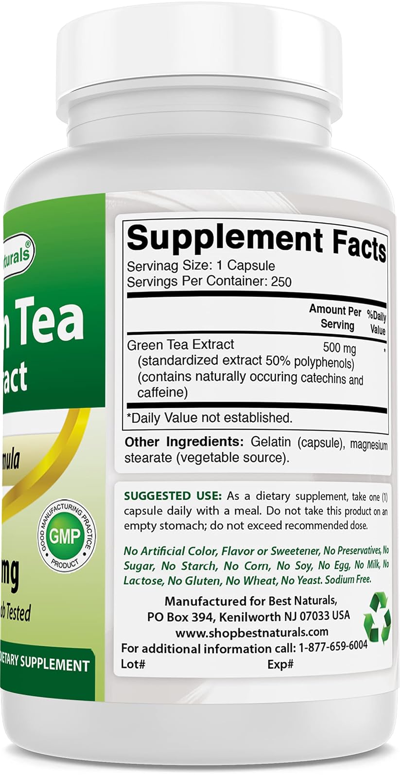herbal green tea extract for wellness
