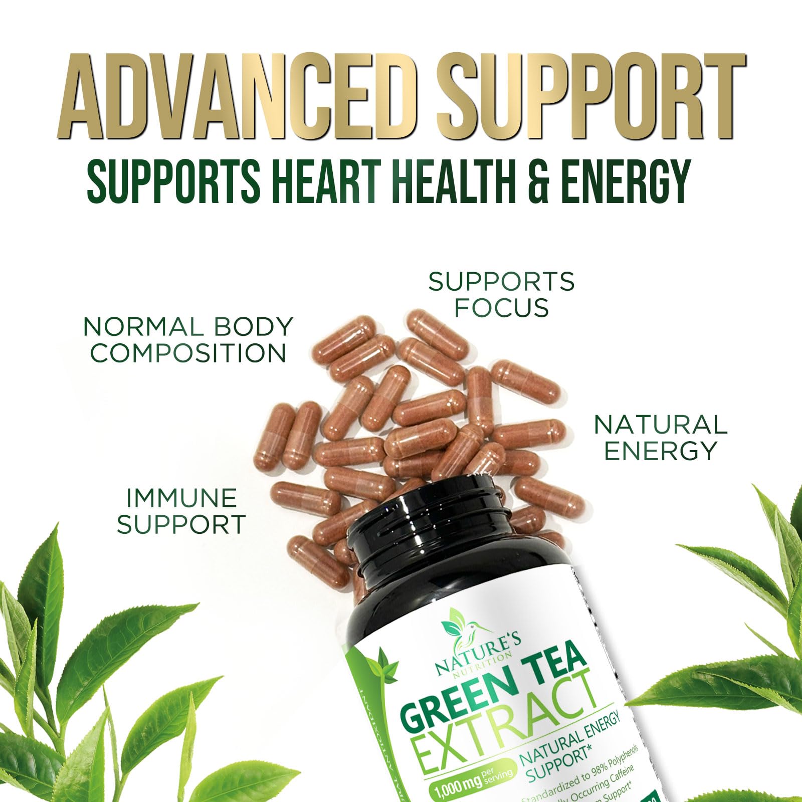herbal green tea supplement for vitality