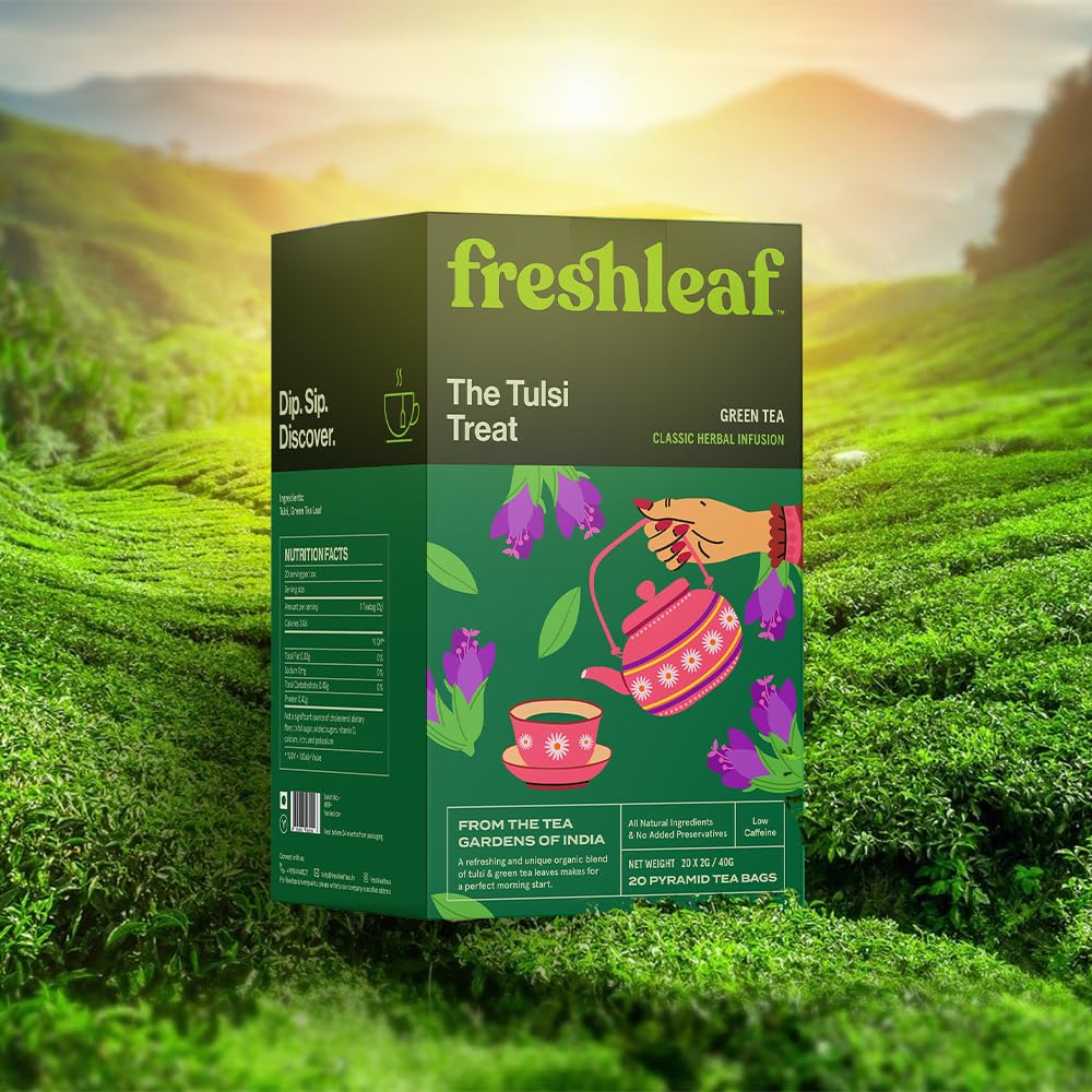 herbal green tea with antioxidant properties