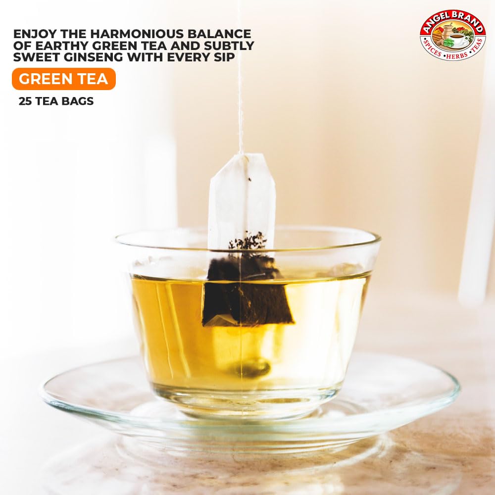 herbal green tea with ginseng