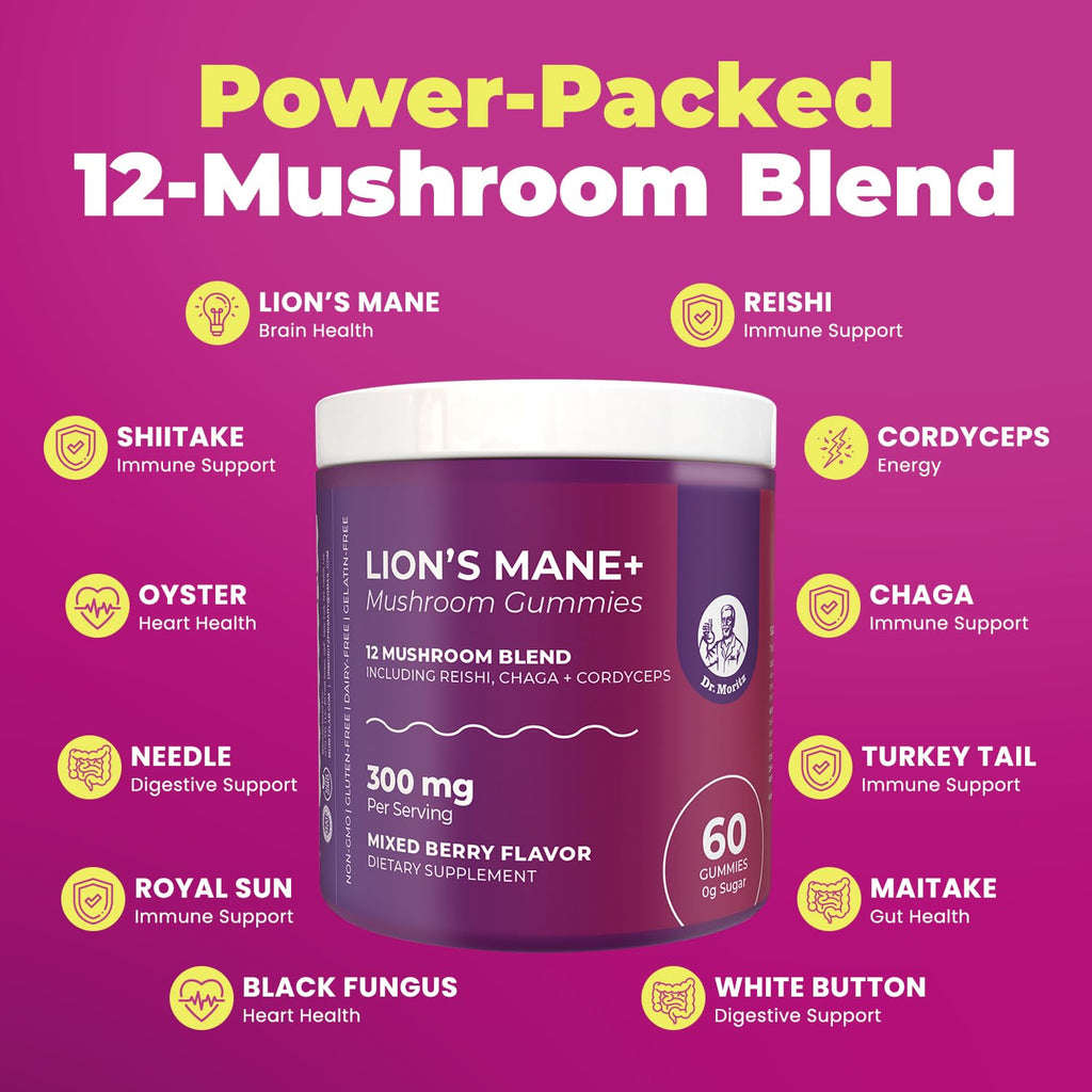 Herbal gummies for enhanced focus