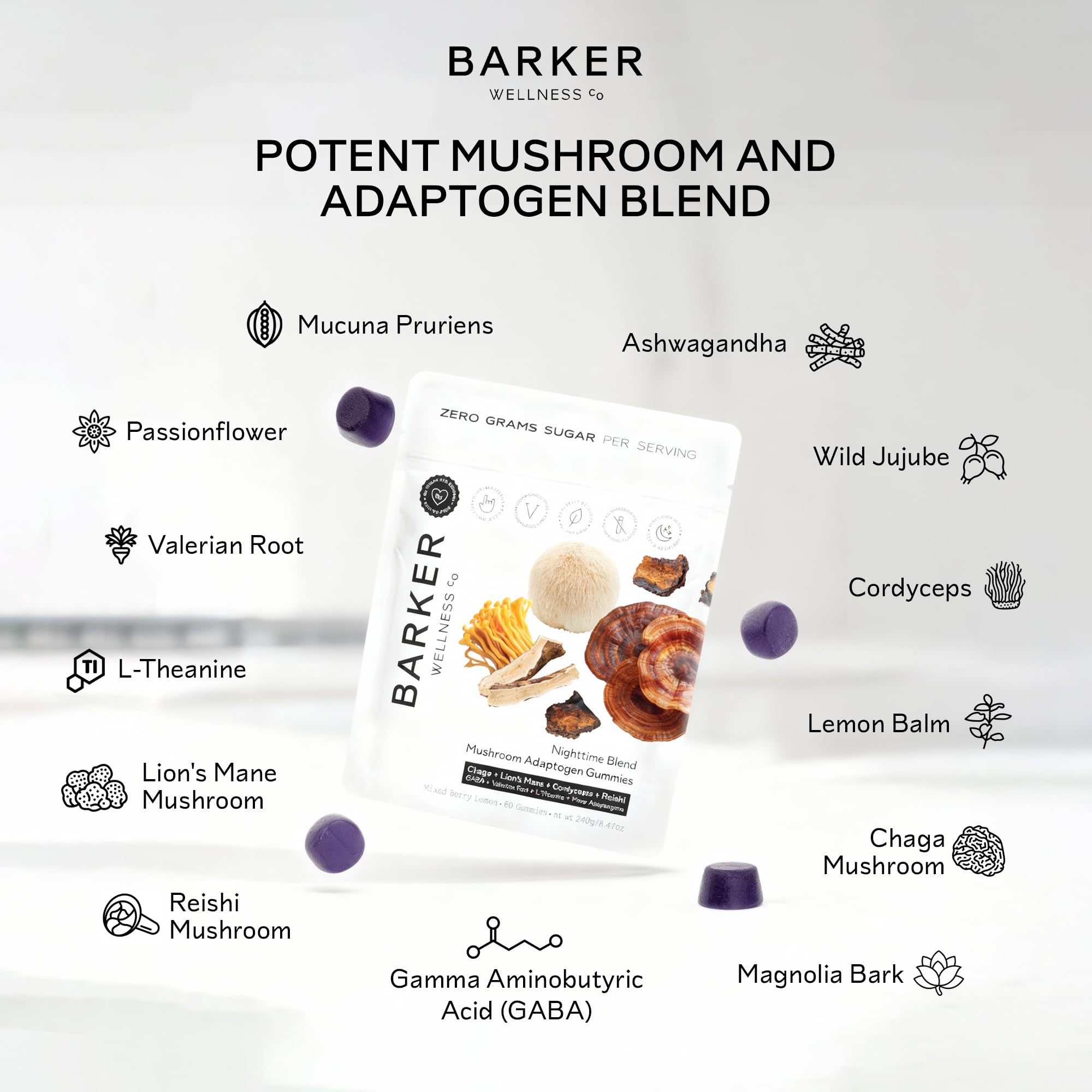 herbal gummies for improved sleep quality