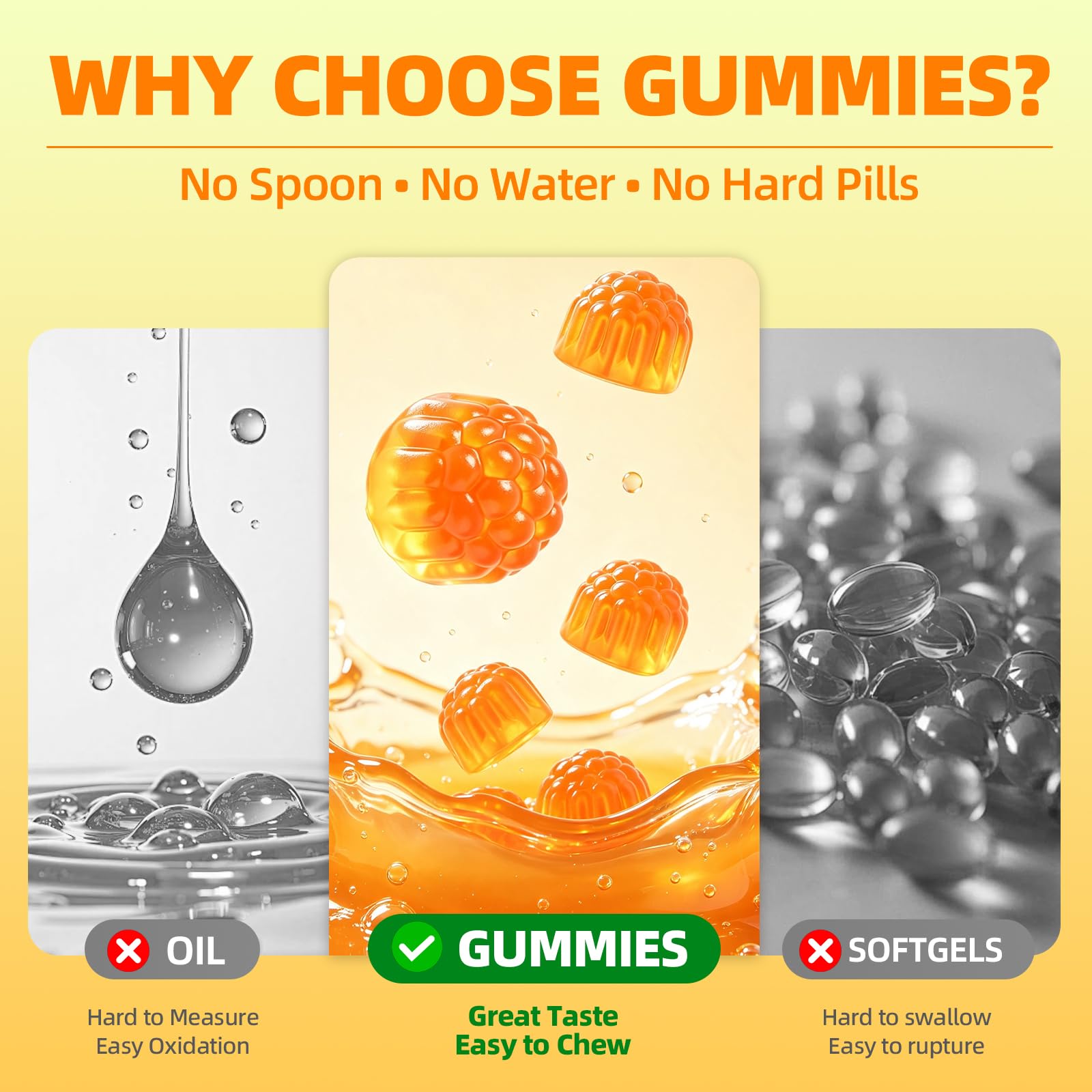 Herbal gummies for men's wellness
