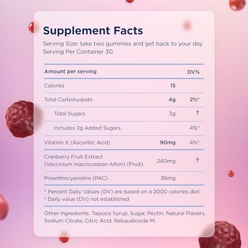 Herbal gummies for urinary wellness
