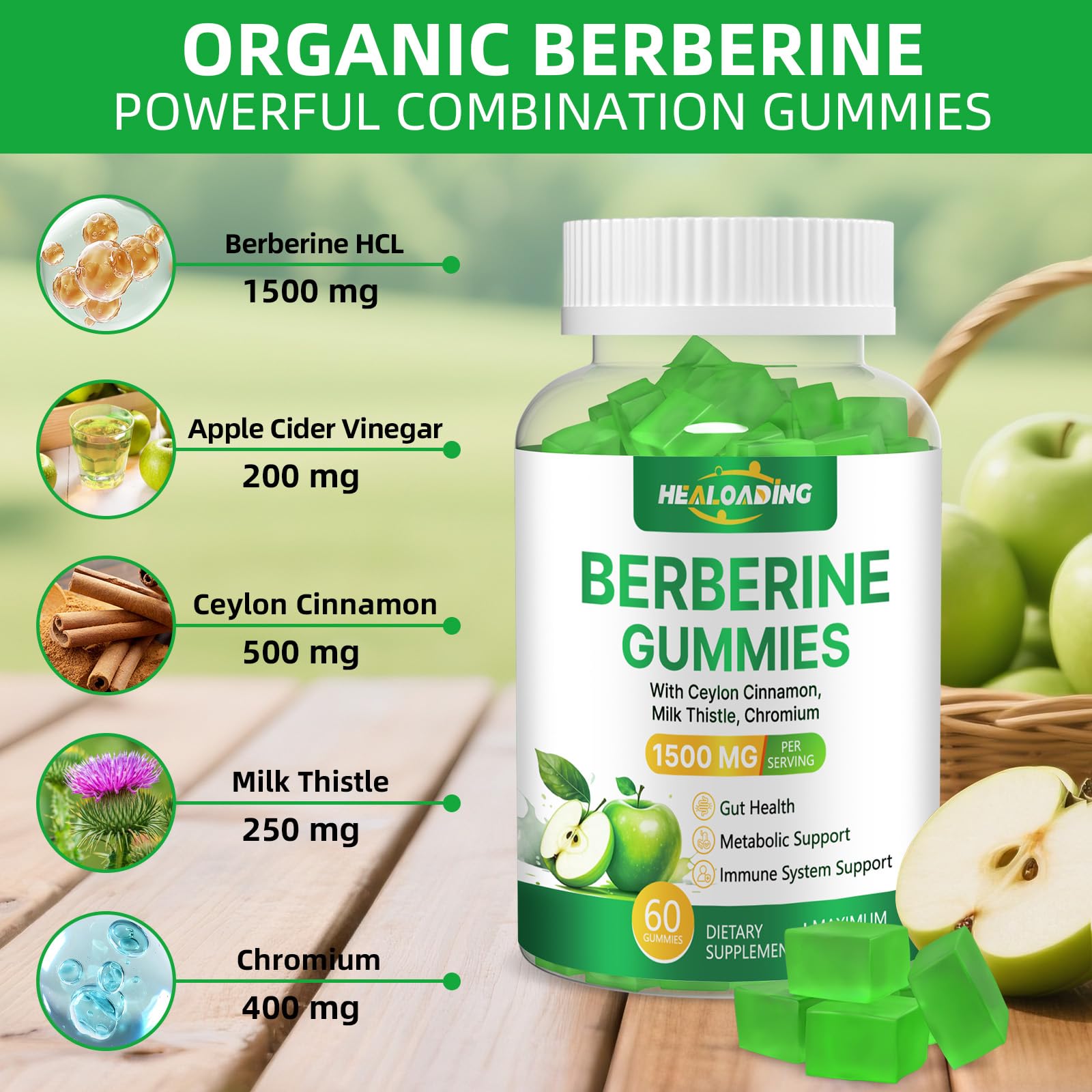 Herbal gummies for weight management
