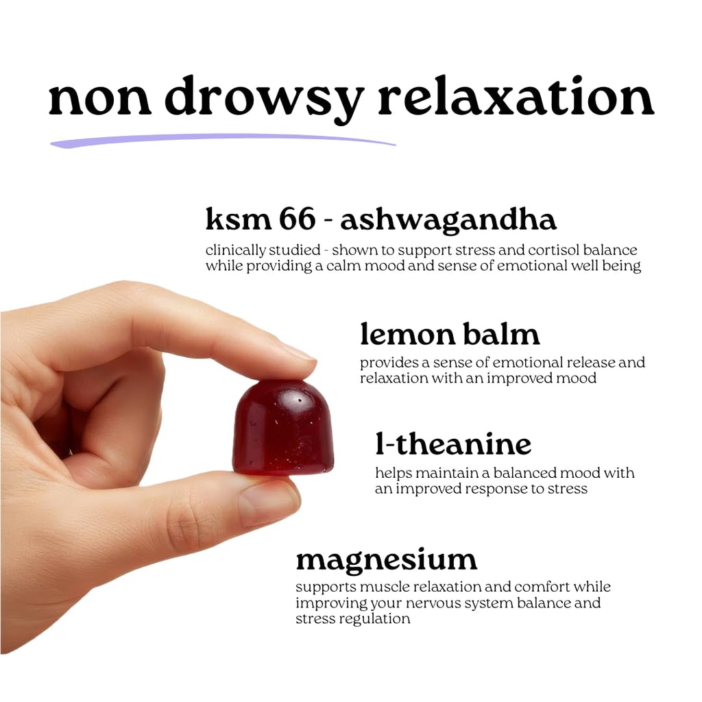 Herbal gummies with ashwagandha benefits