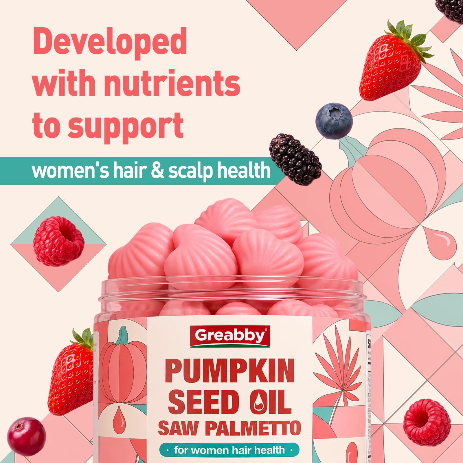 Herbal gummies with saw palmetto benefits