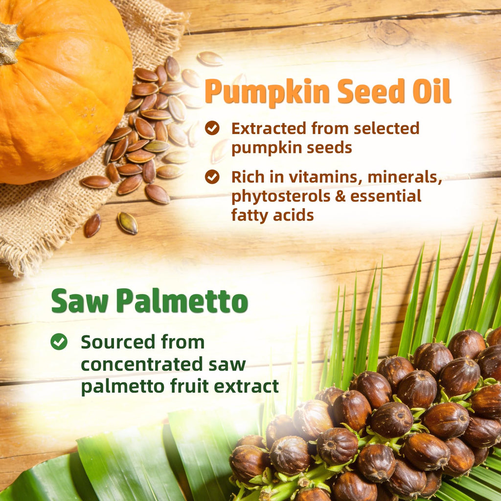 Herbal gummies with saw palmetto