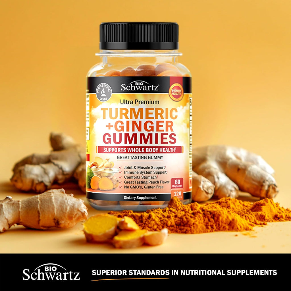 herbal gummies with turmeric and ginger