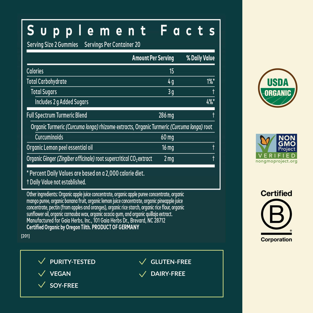 herbal gummies with turmeric benefits