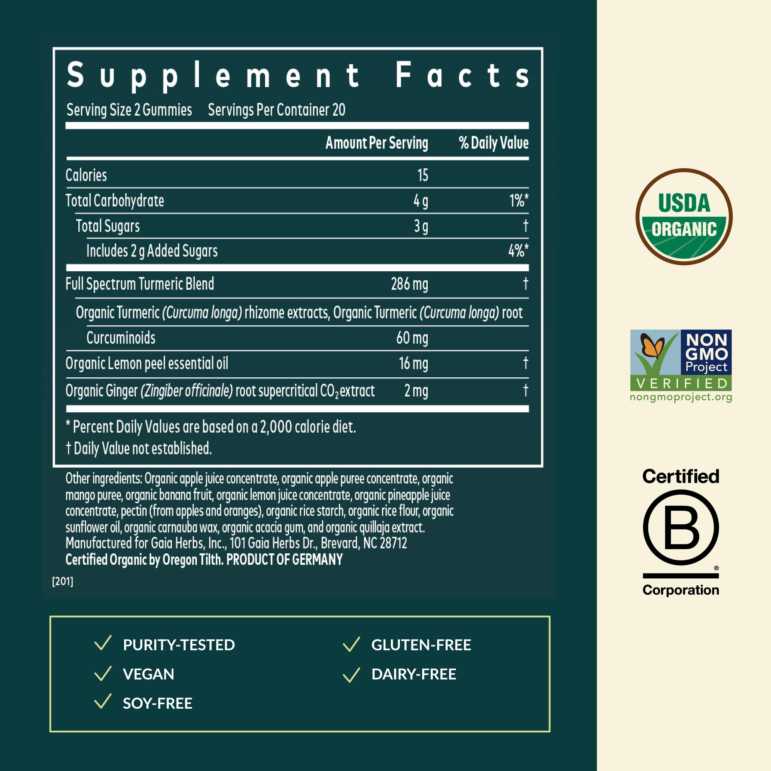 herbal gummies with turmeric benefits