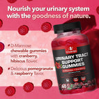 Herbal gummy supplements with D-Mannose