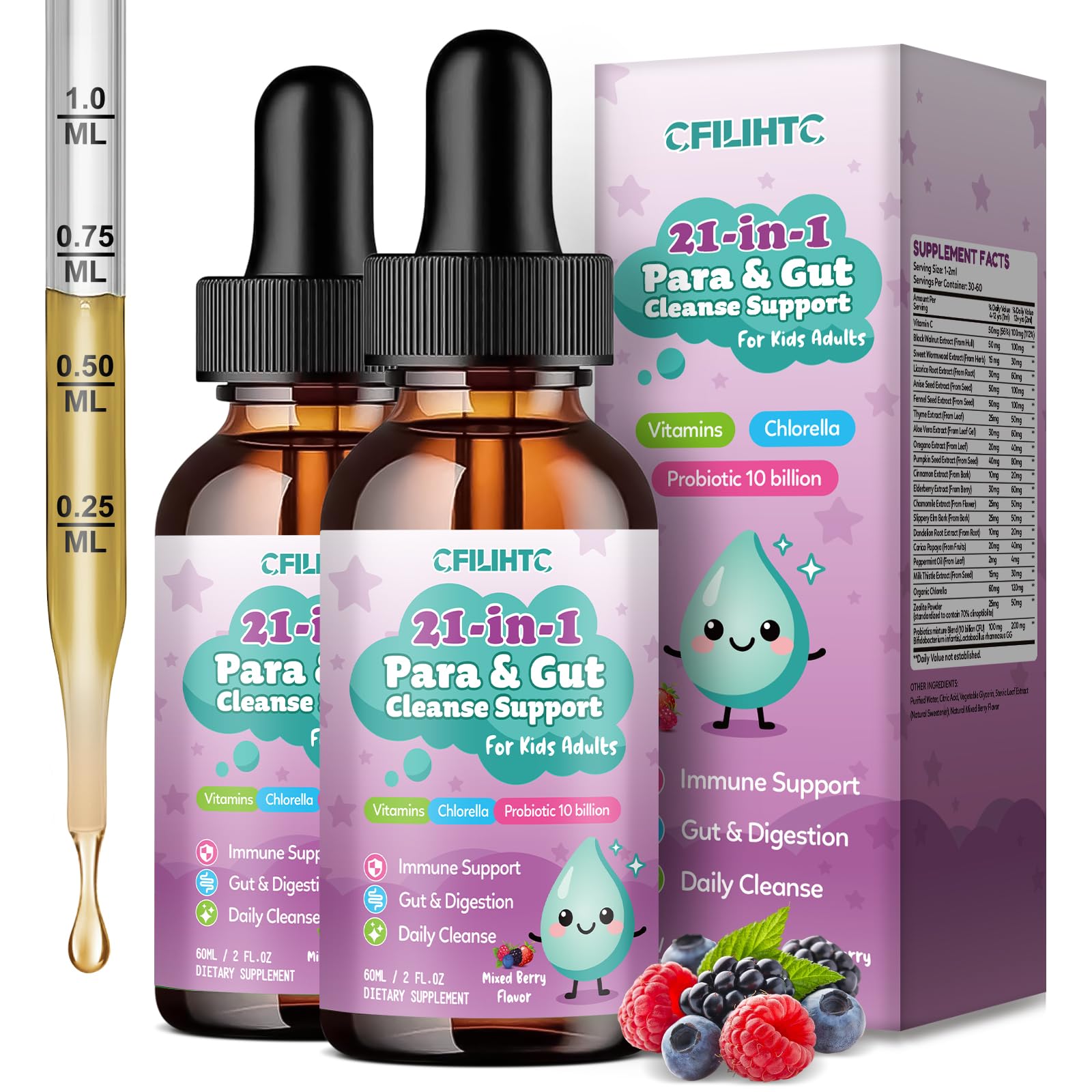 herbal gut detox drops