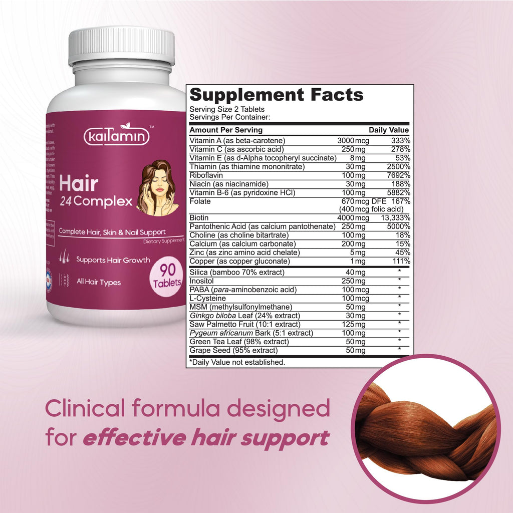 herbal hair growth support vitamins