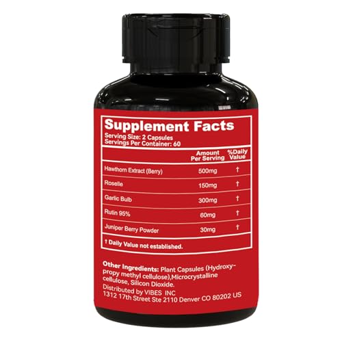 herbal hawthorn capsules for vitality