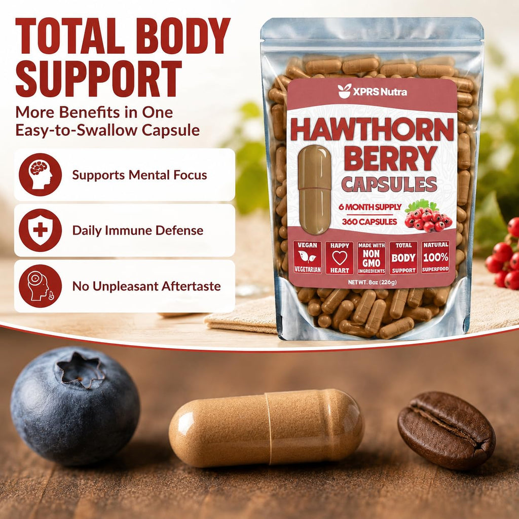 herbal hawthorn for cardiovascular health
