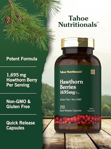 Herbal hawthorn remedy for heart function
