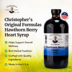 herbal hawthorn syrup for wellness