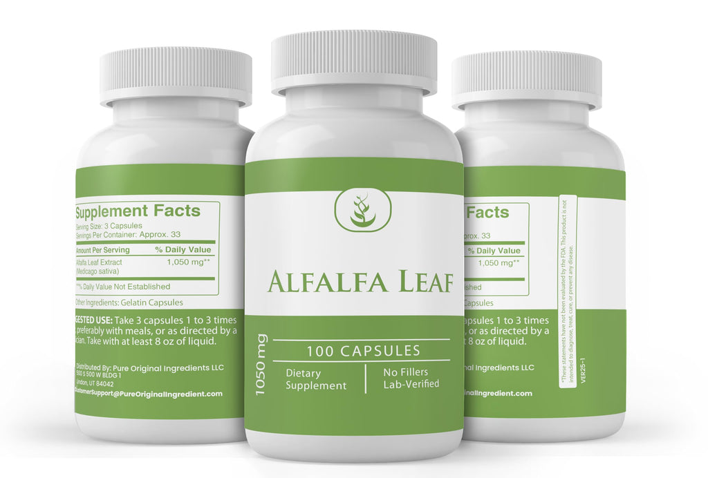 herbal health alfalfa capsules