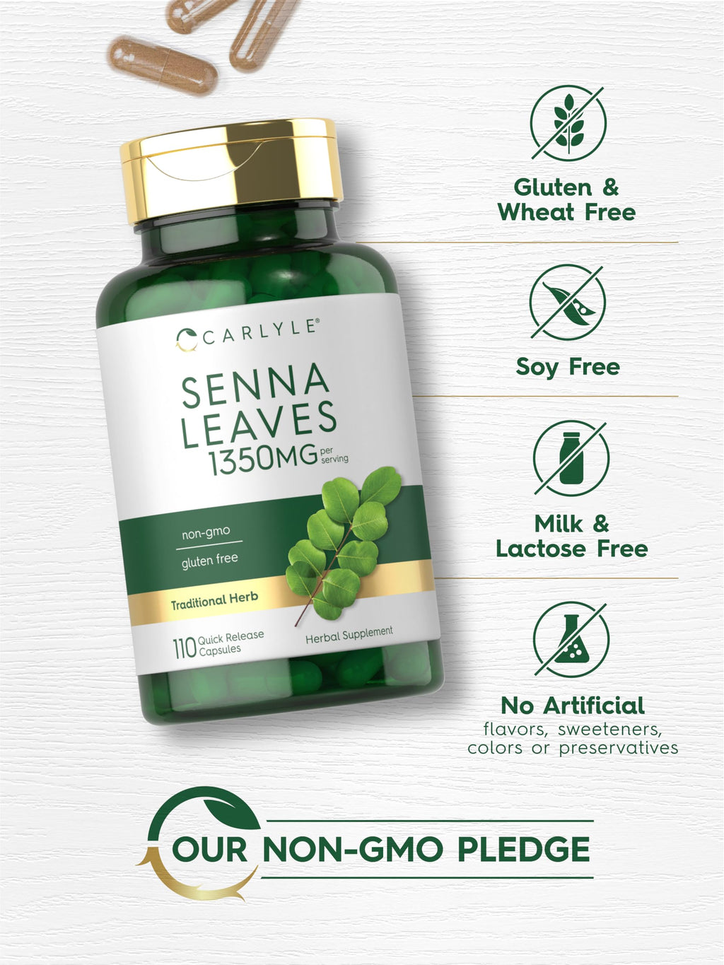 Herbal health support with Senna