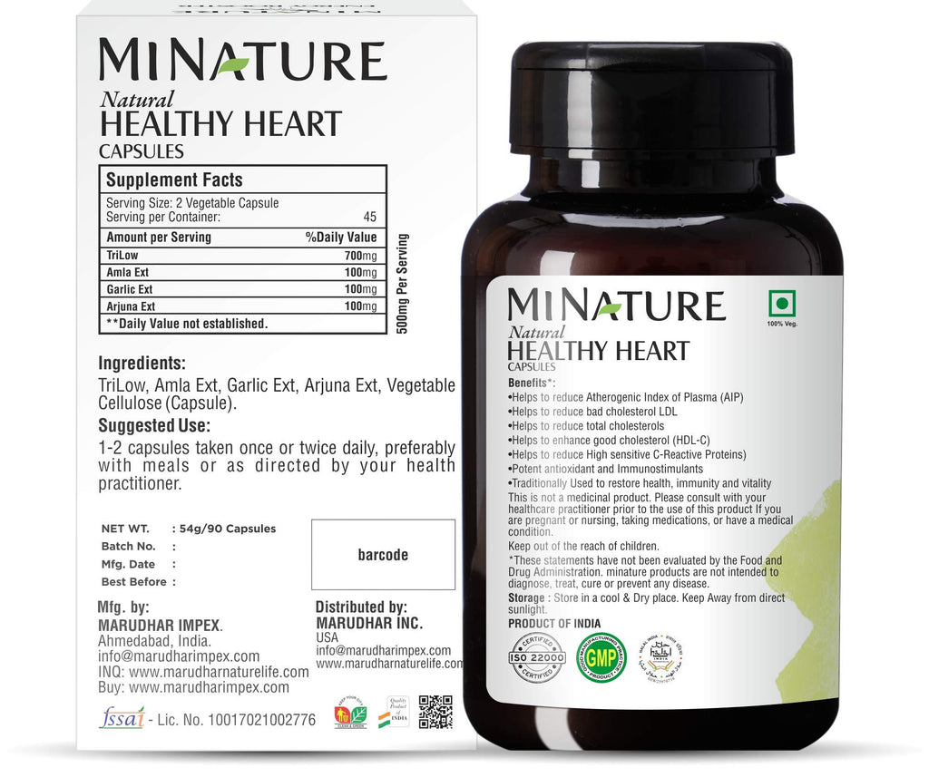 herbal heart health support capsules