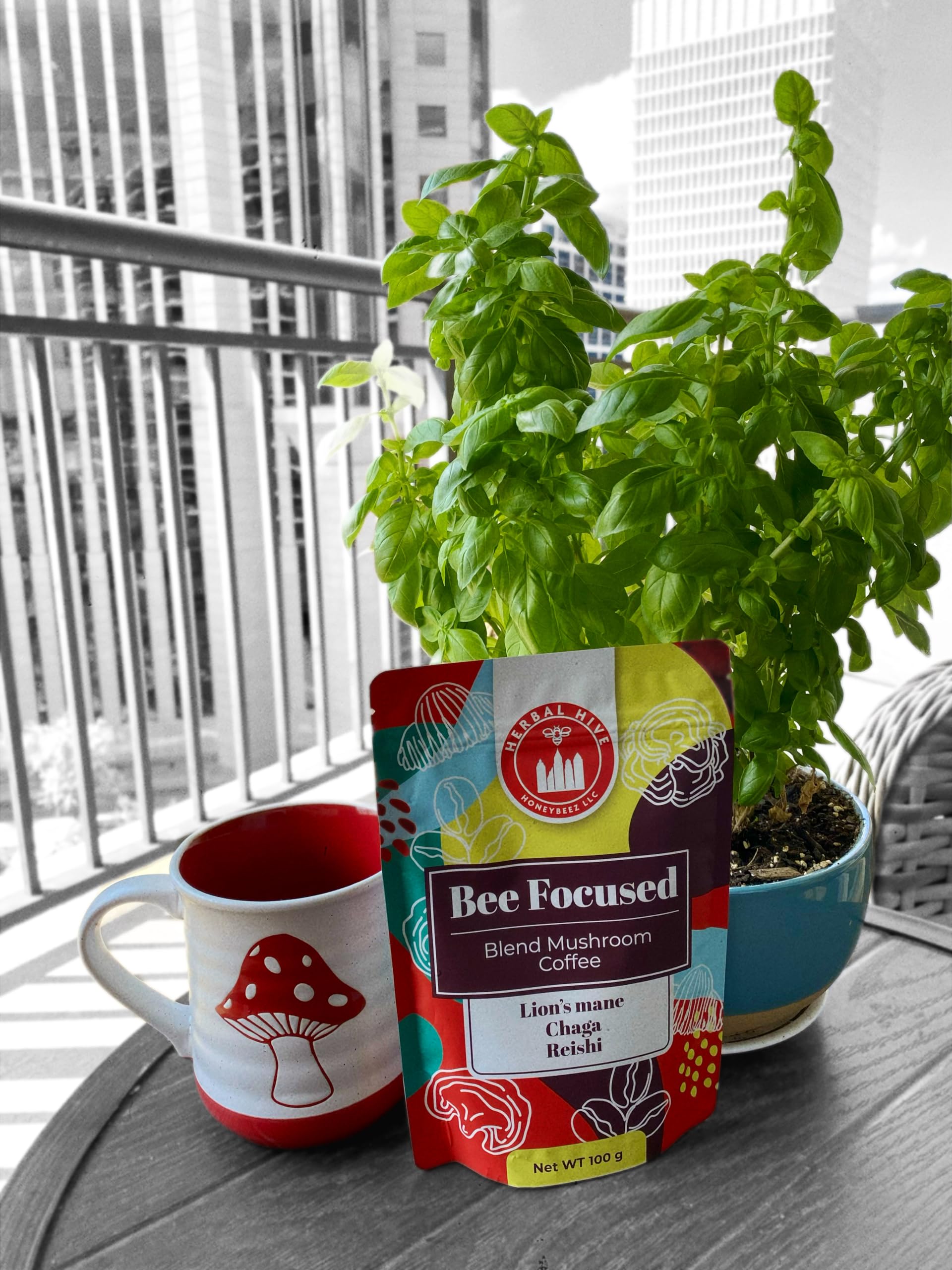 Herbal Hive coffee for busy mornings