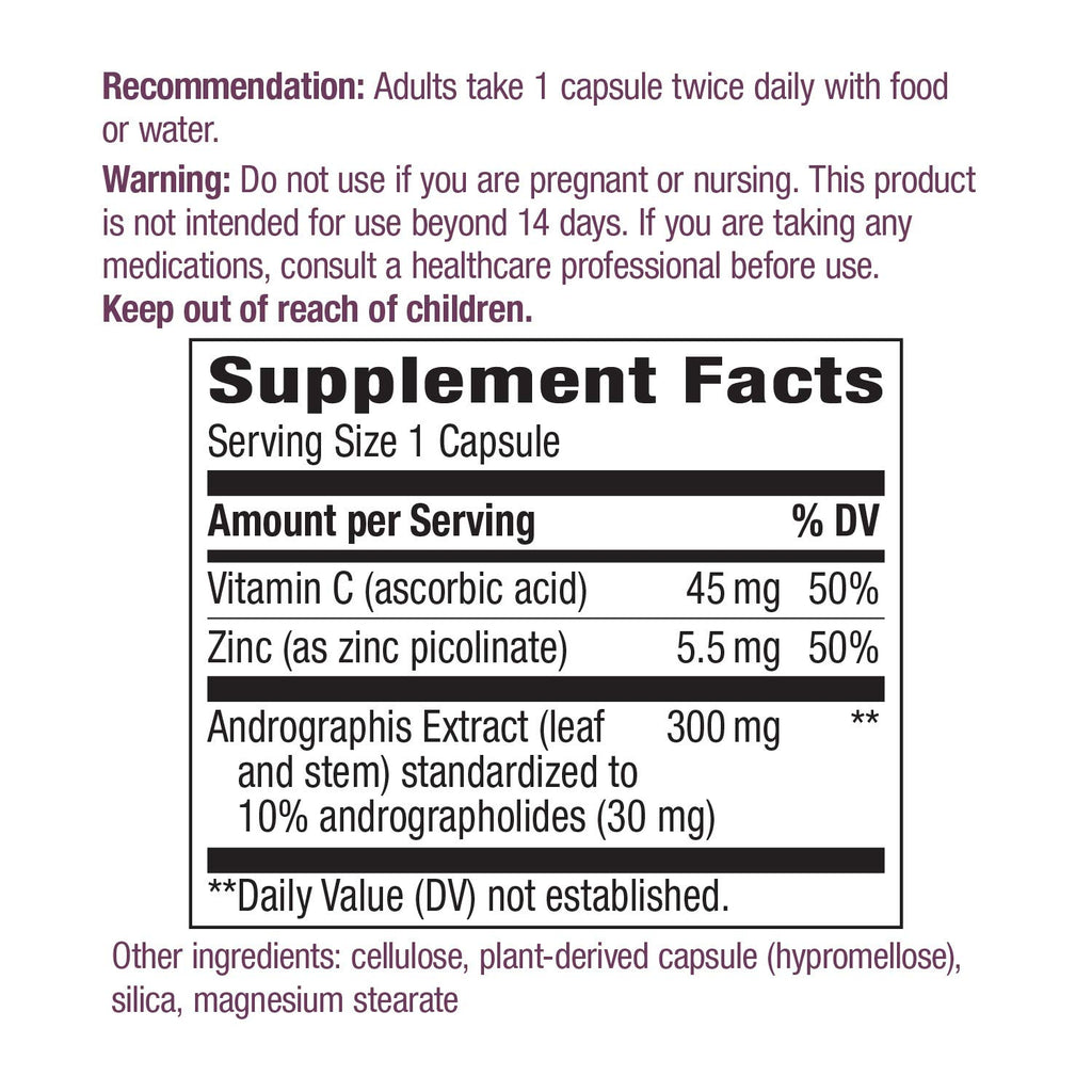 herbal immune support with Andrographis