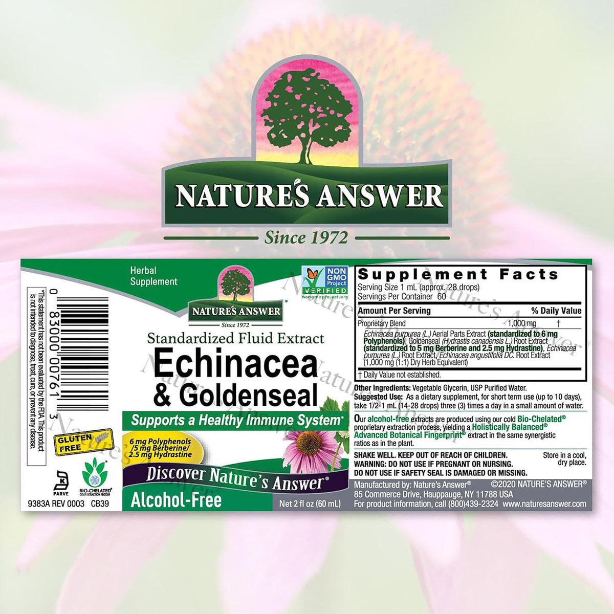 herbal immune support with echinacea