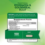 herbal immune support with Echinacea