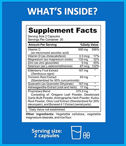 herbal immune support with elderberry