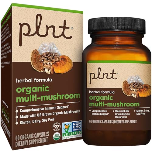 herbal immune support with mushrooms