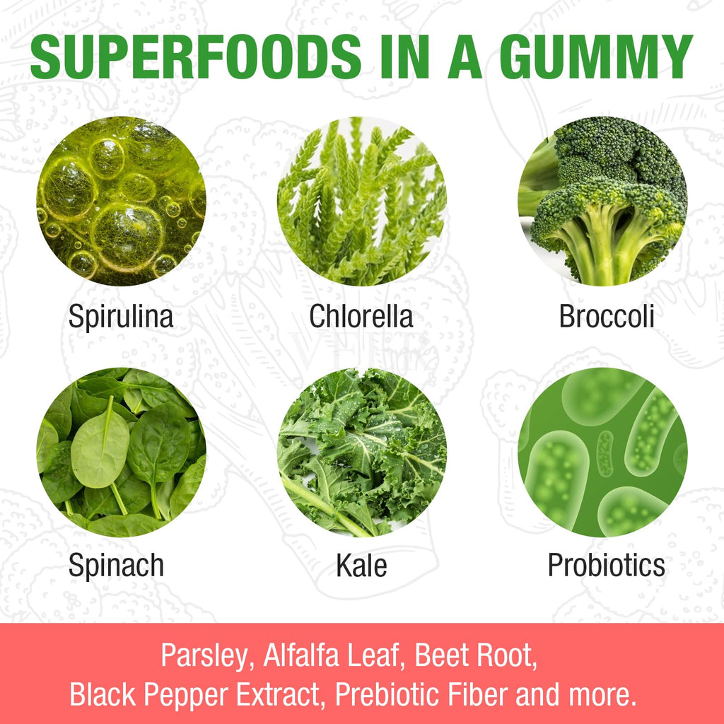 Herbal infused Super Greens Gummies
