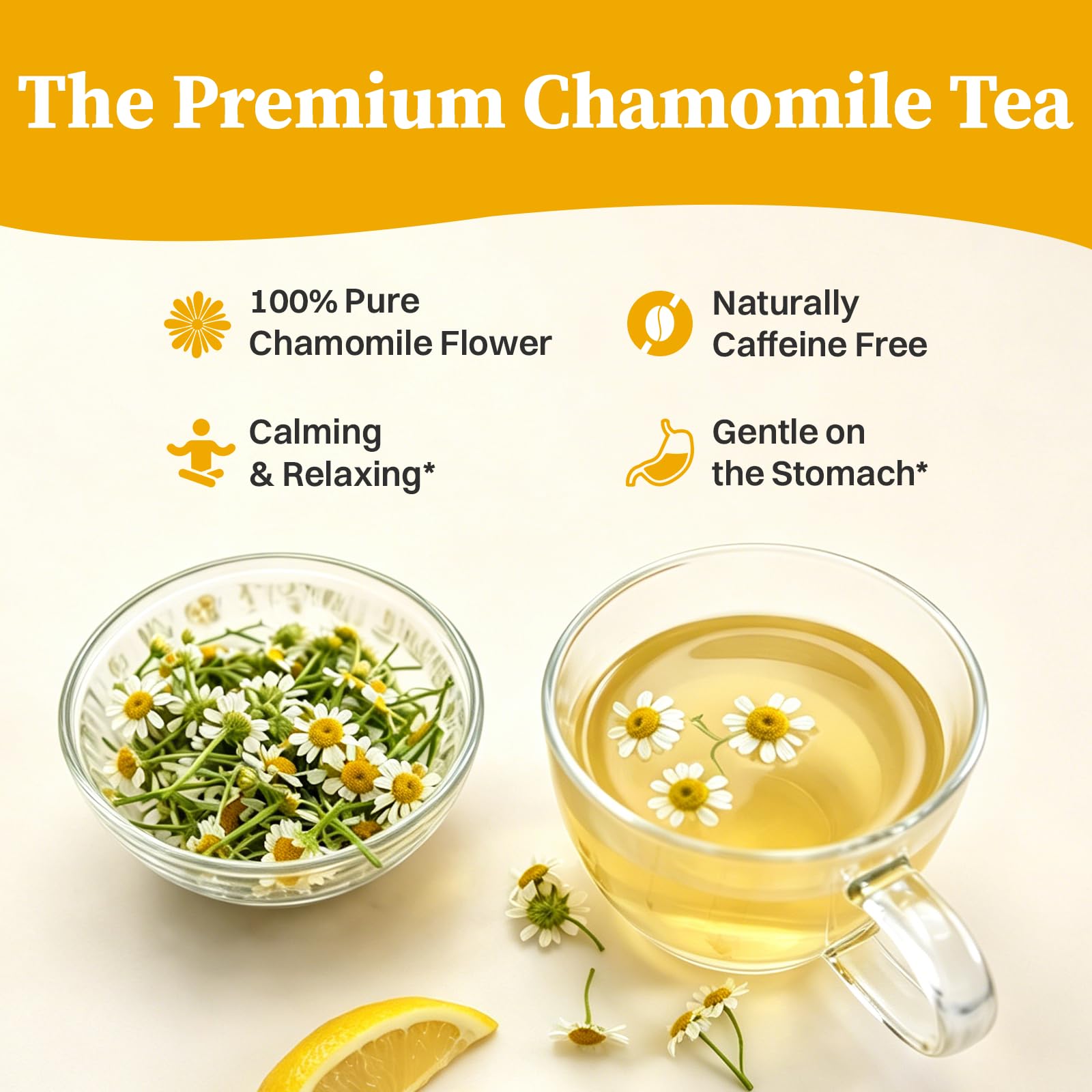 herbal infusion chamomile tea for stress relief