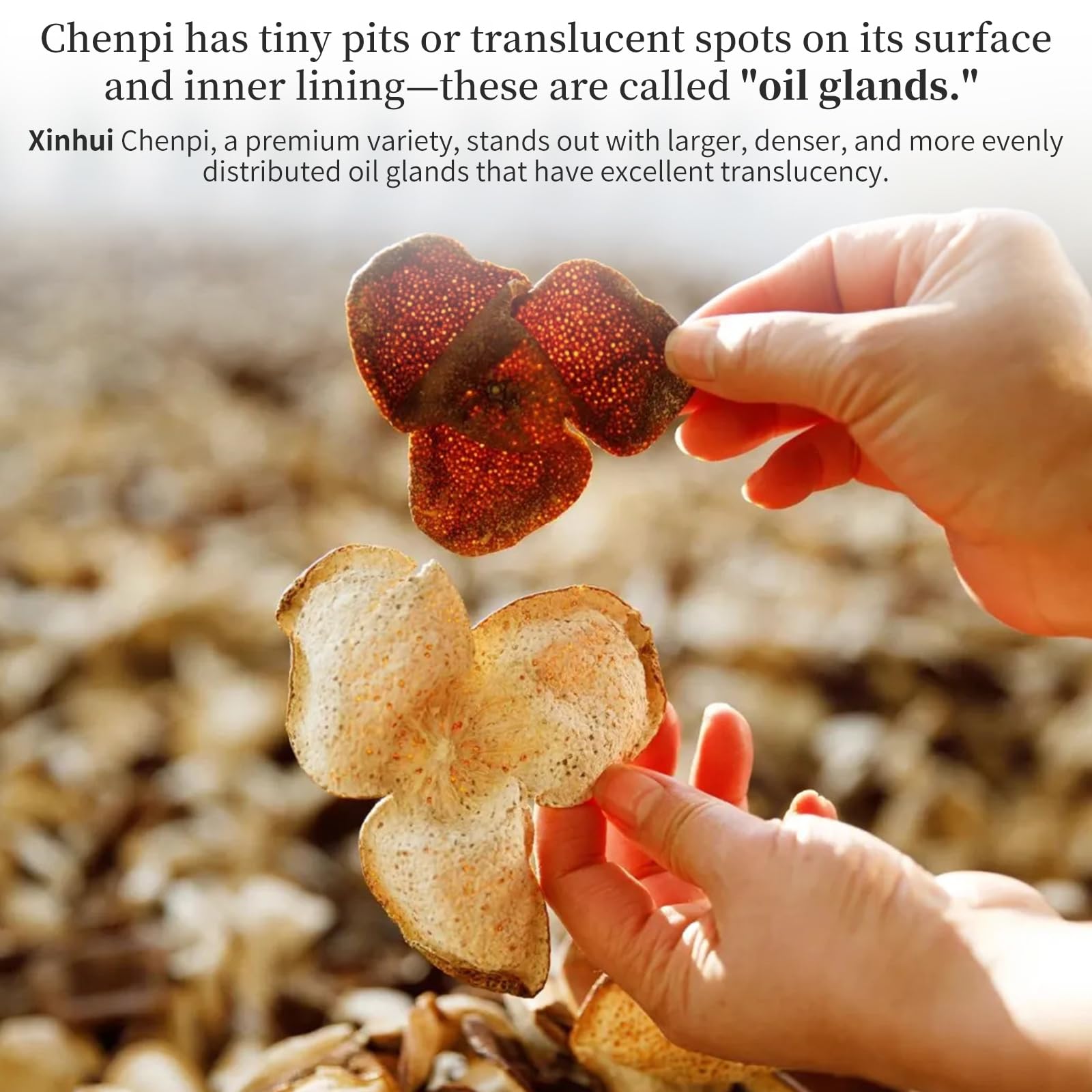 Herbal infusion dried tangerine