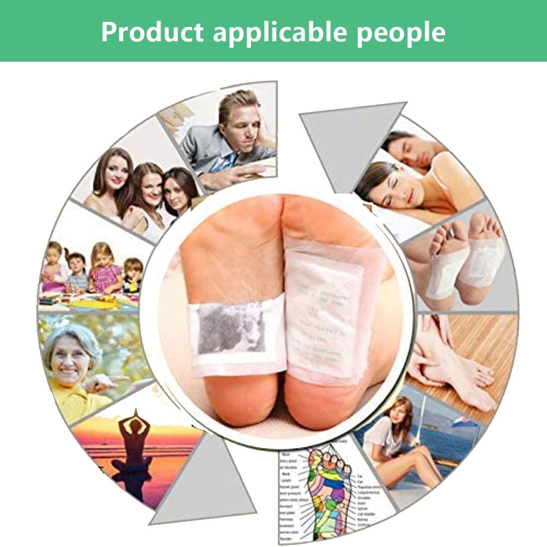 herbal infusion foot pads for wellness