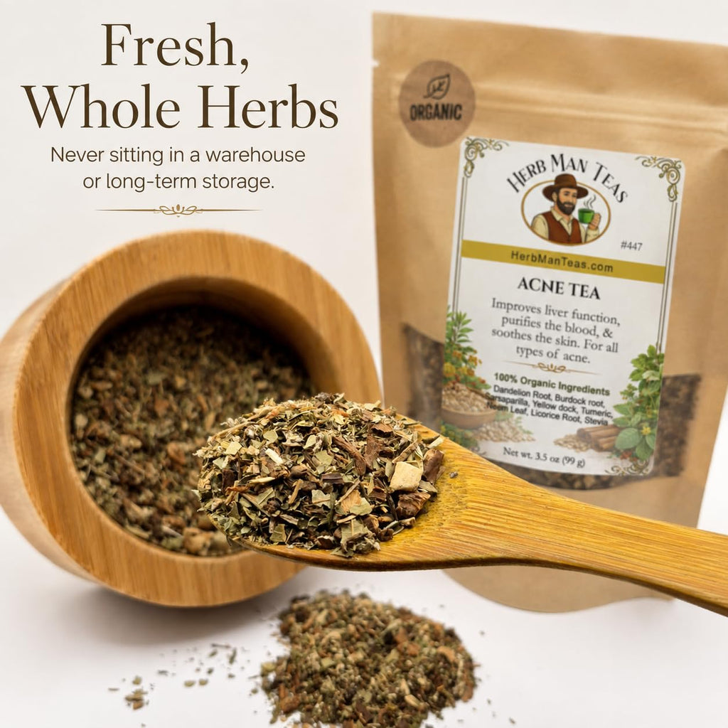 herbal infusion for blemish control