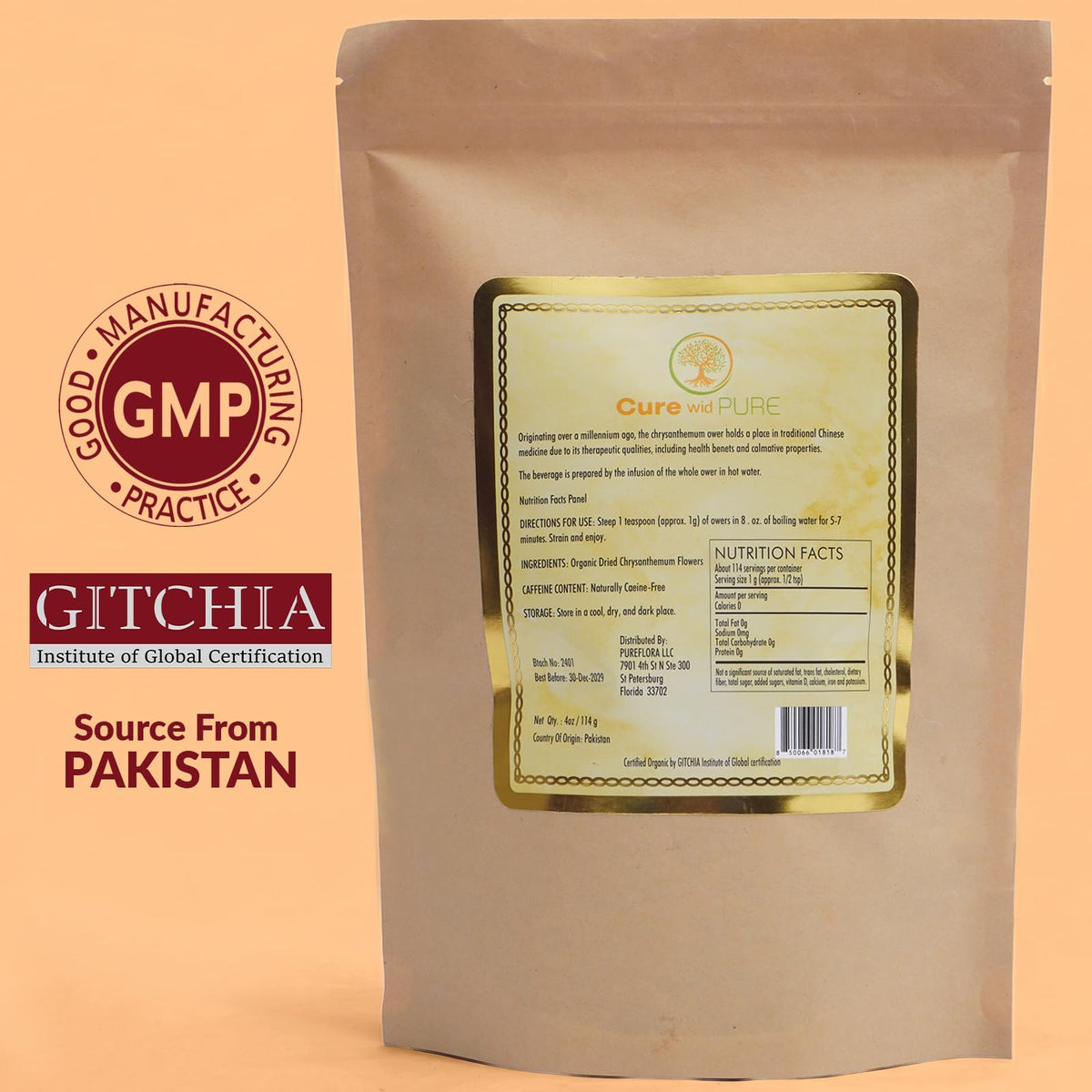 Herbal infusion for calming moments