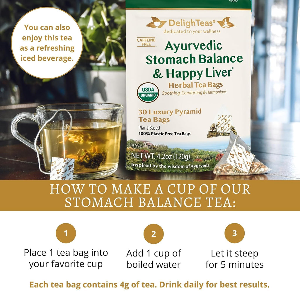 Herbal infusion for digestive balance