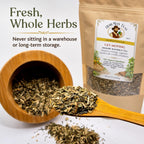 Herbal infusion for focus and energy