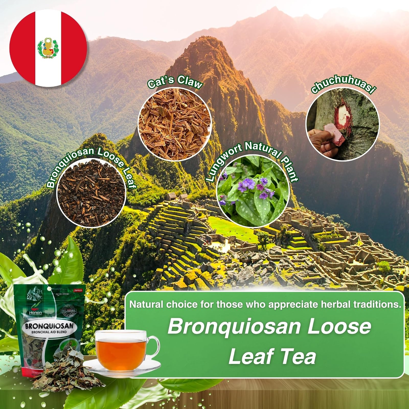herbal infusion for lung vitality