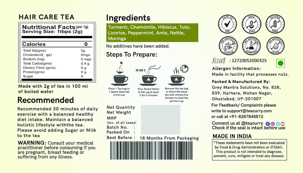 herbal infusion for stronger hair