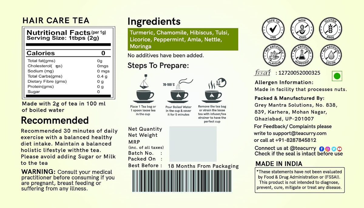 herbal infusion for stronger hair