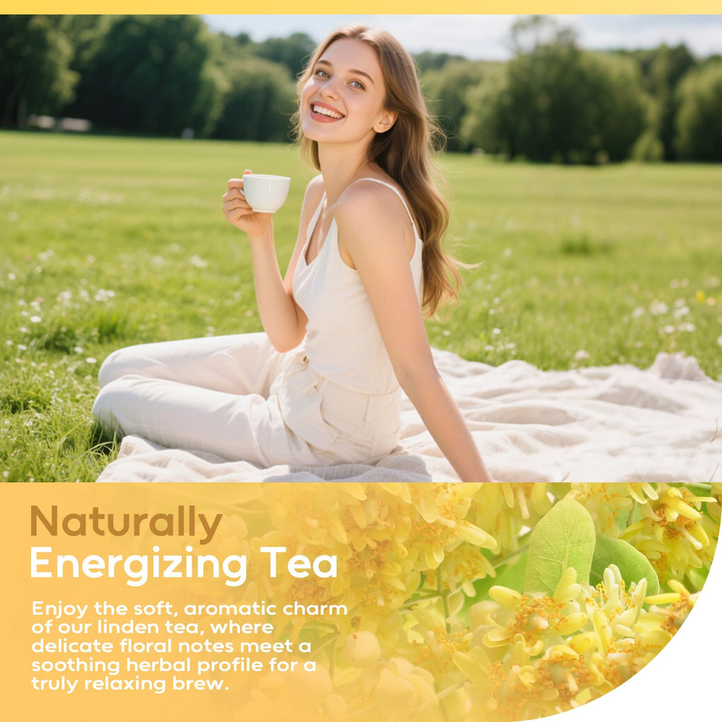 herbal infusion Linden tea for wellness