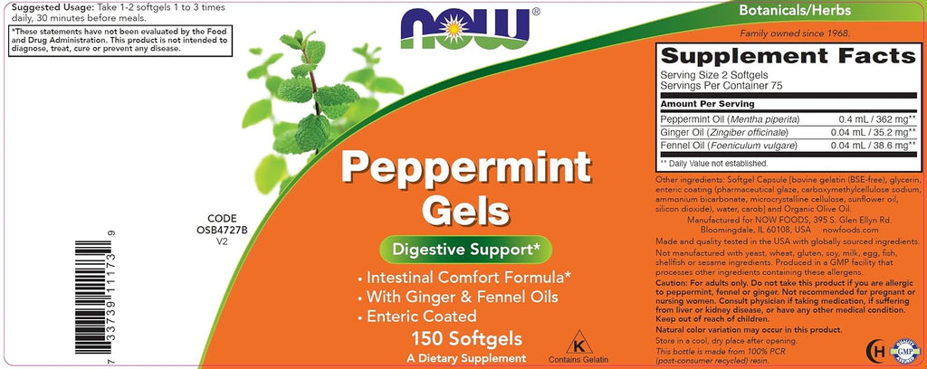 herbal infusion peppermint gels