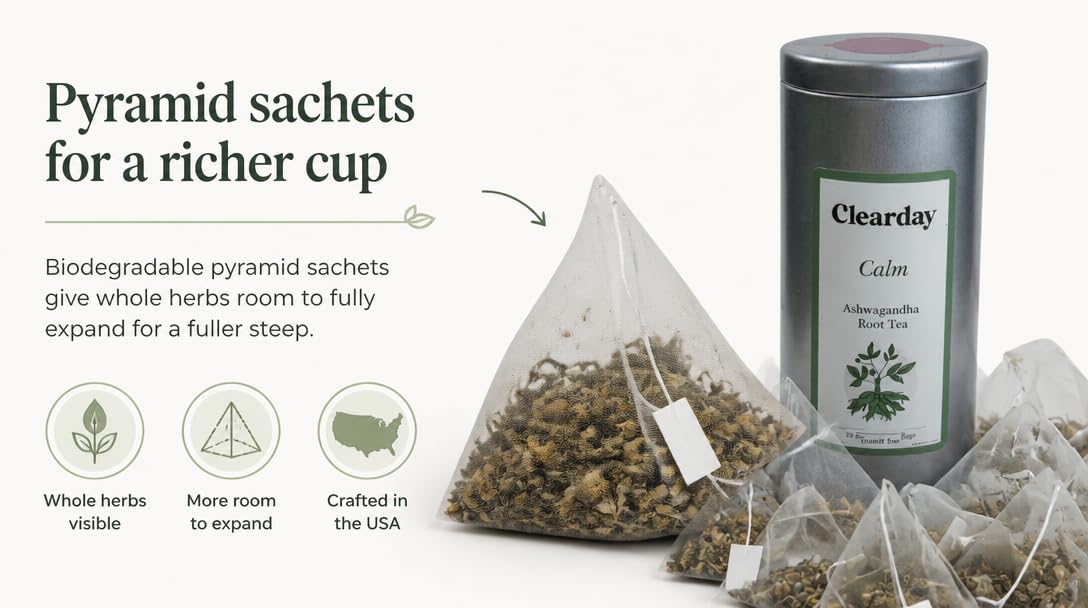 Herbal infusion with adaptogenic benefits