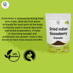 herbal infusion with dried gooseberry
