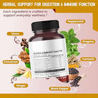 Herbal infusion with ginger for digestion
