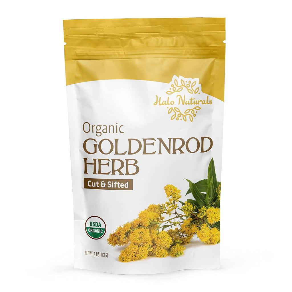 herbal infusion with goldenrod herb