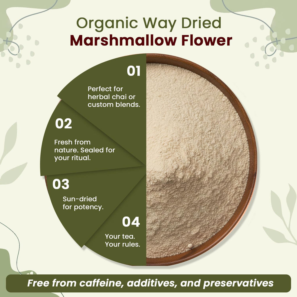 Herbal infusion with Organic Way marshmallow root