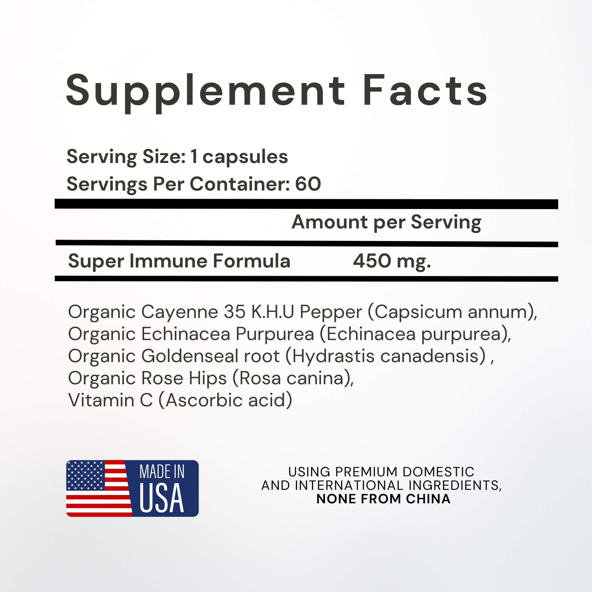 herbal ingredients for immune strength